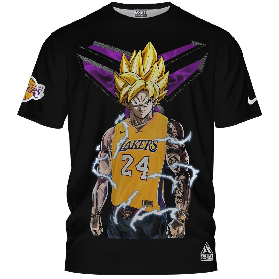 Goku x Kobe Bryant x Los Angeles Lakers T-shirt