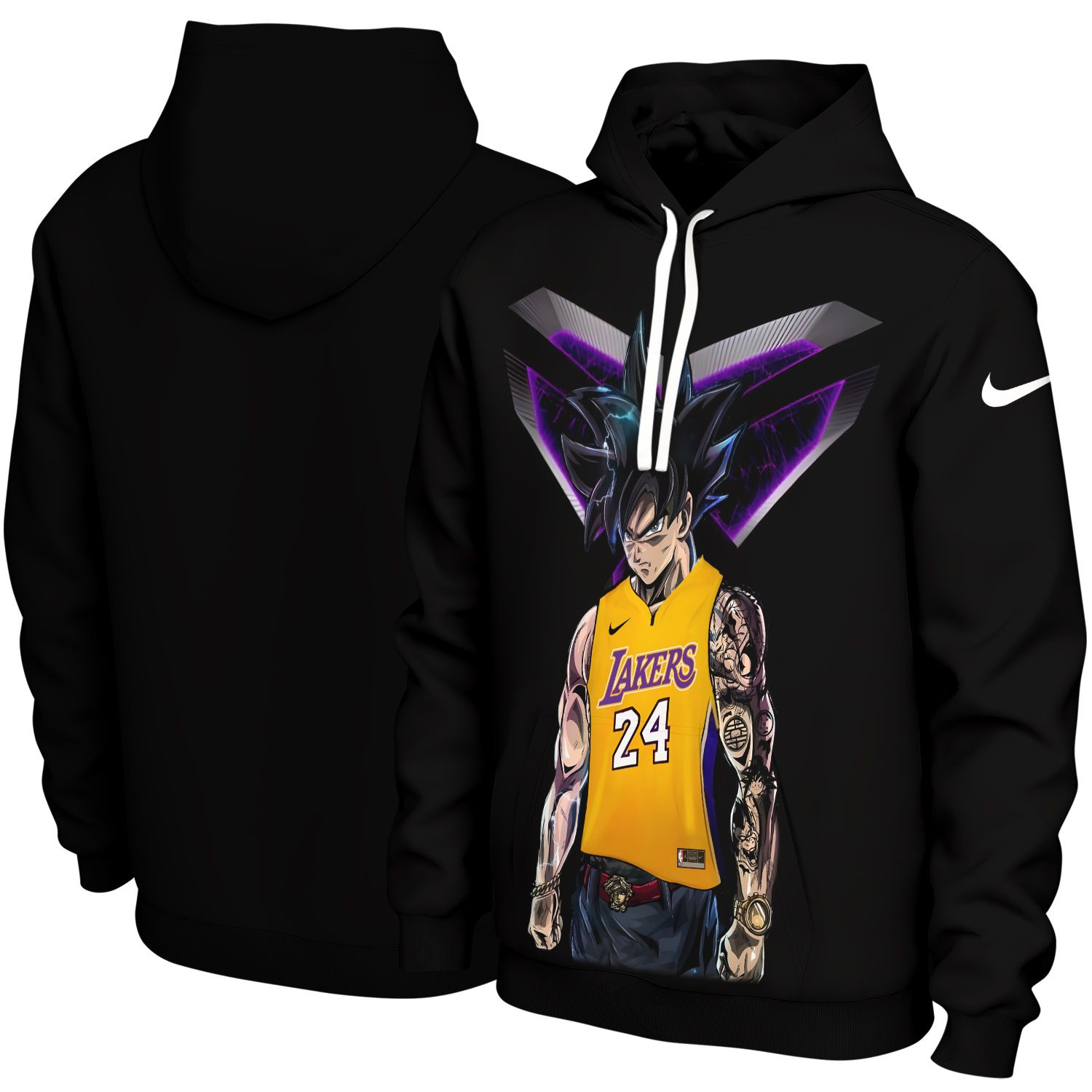 Goku x Kobe Bryant x Los Angeles Lakers Hoodie