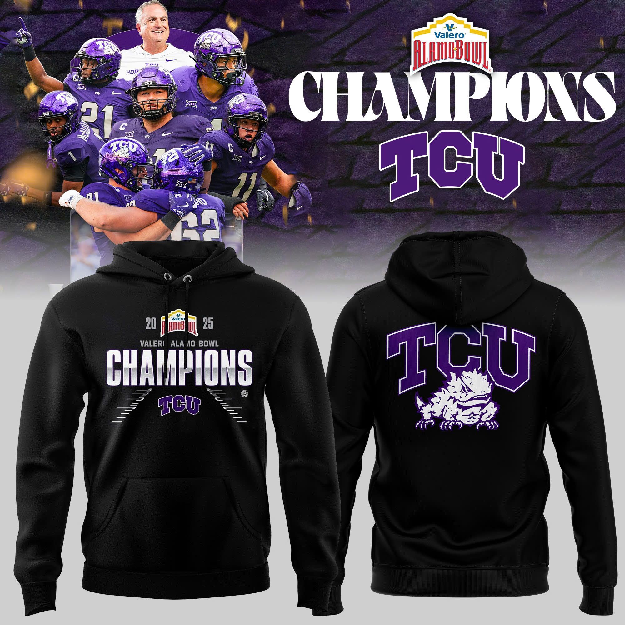 TCU Football Alamo Bowl champions 2025 Special Hoodie