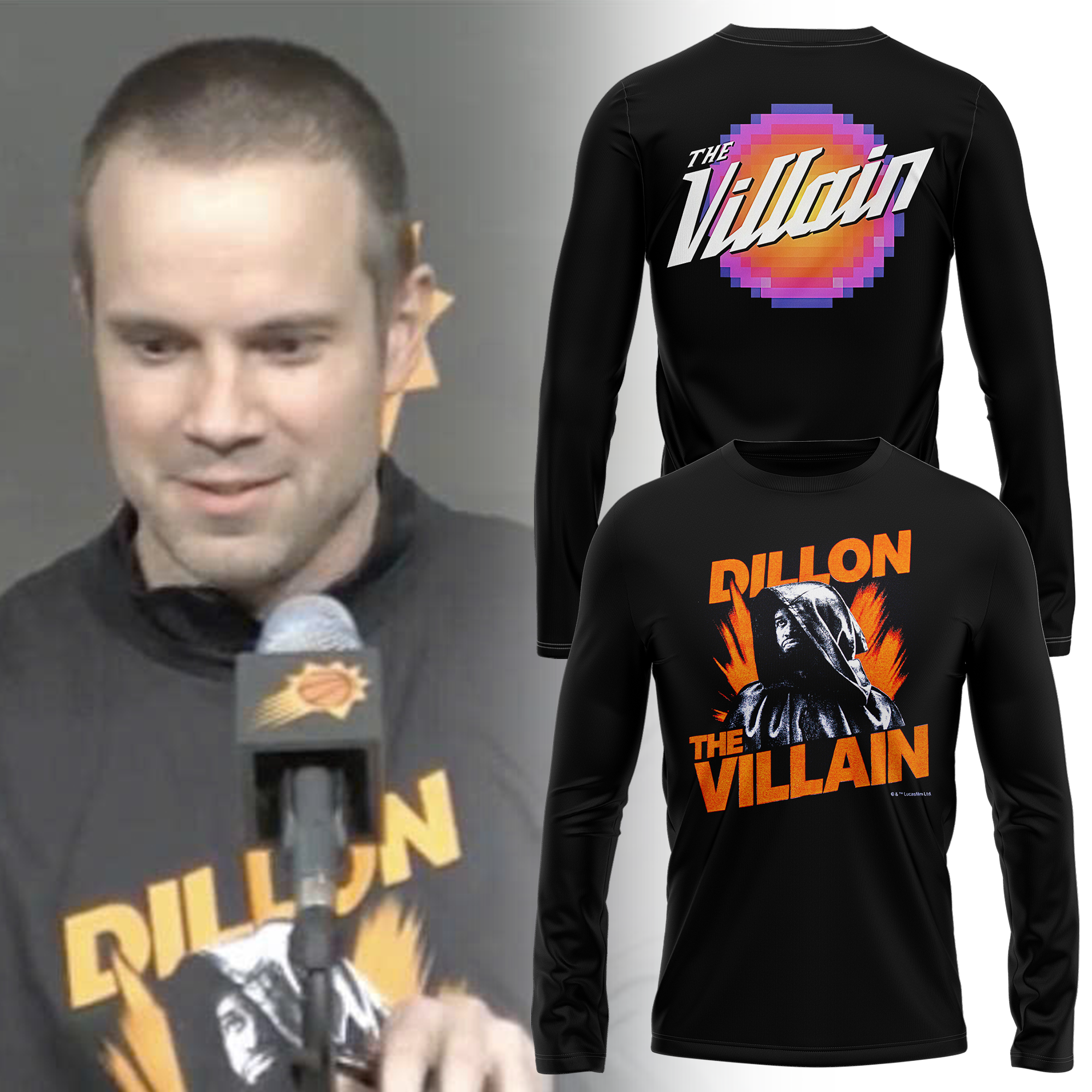 Dillon The Villain Long Tee(v3)
