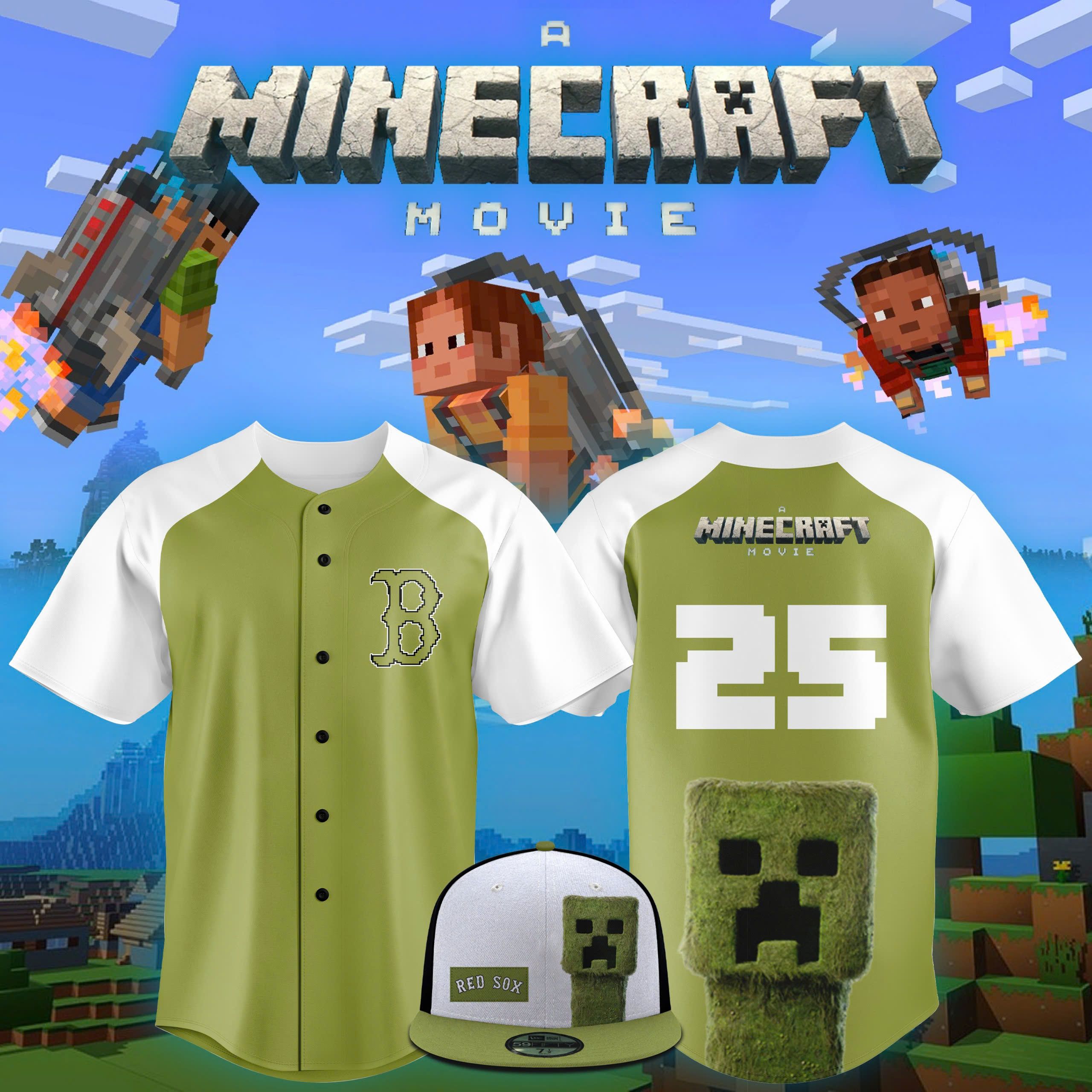 Boston x 2025 Minecraft Movie Limited Edition Jersey